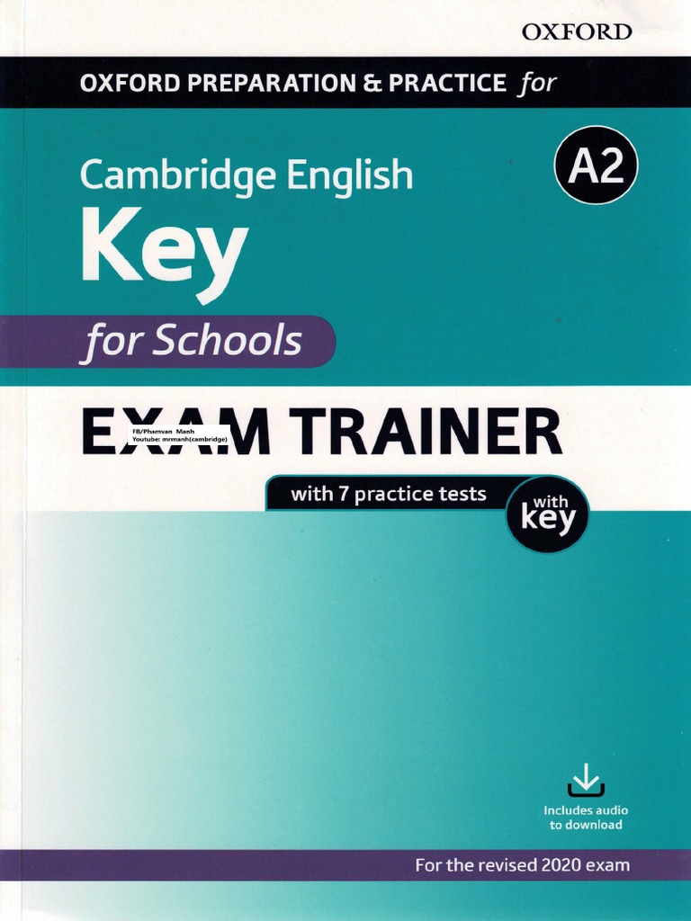 498 - 1 - Cambridge English. A2 Key For Schools Exam Trainer - 2019 ...
