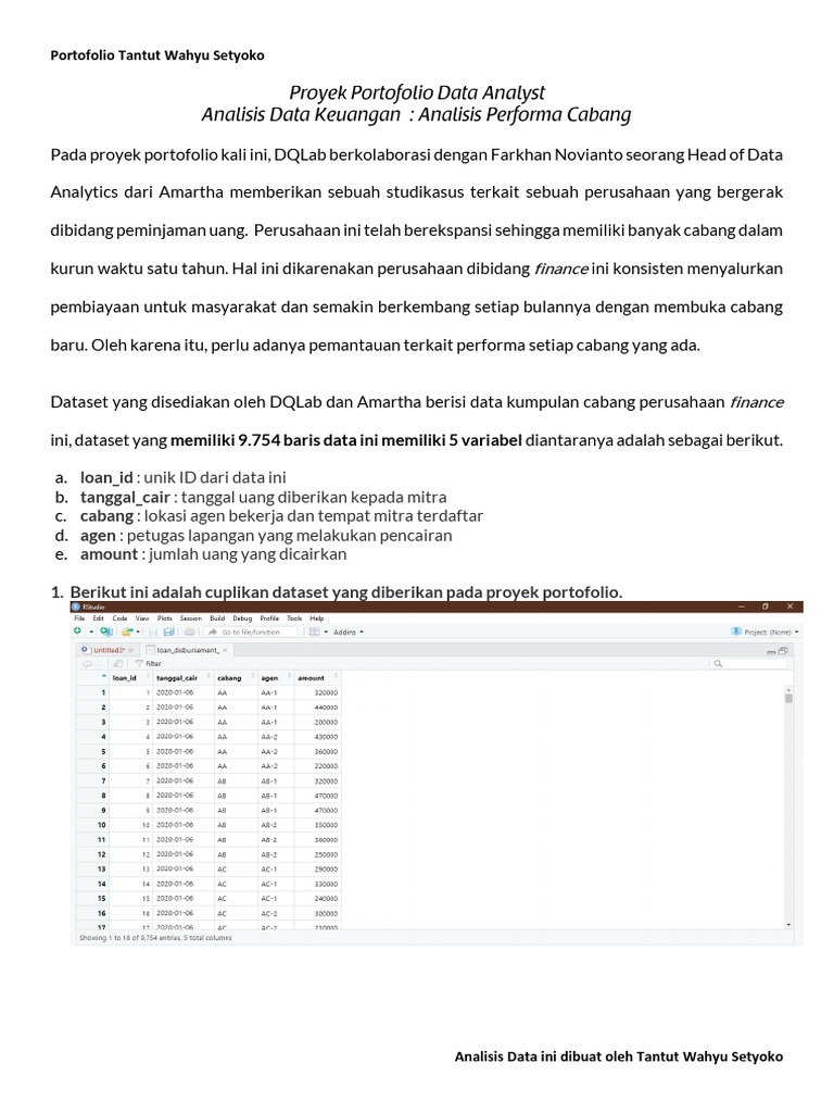 Branch Performance Analysis | PDF