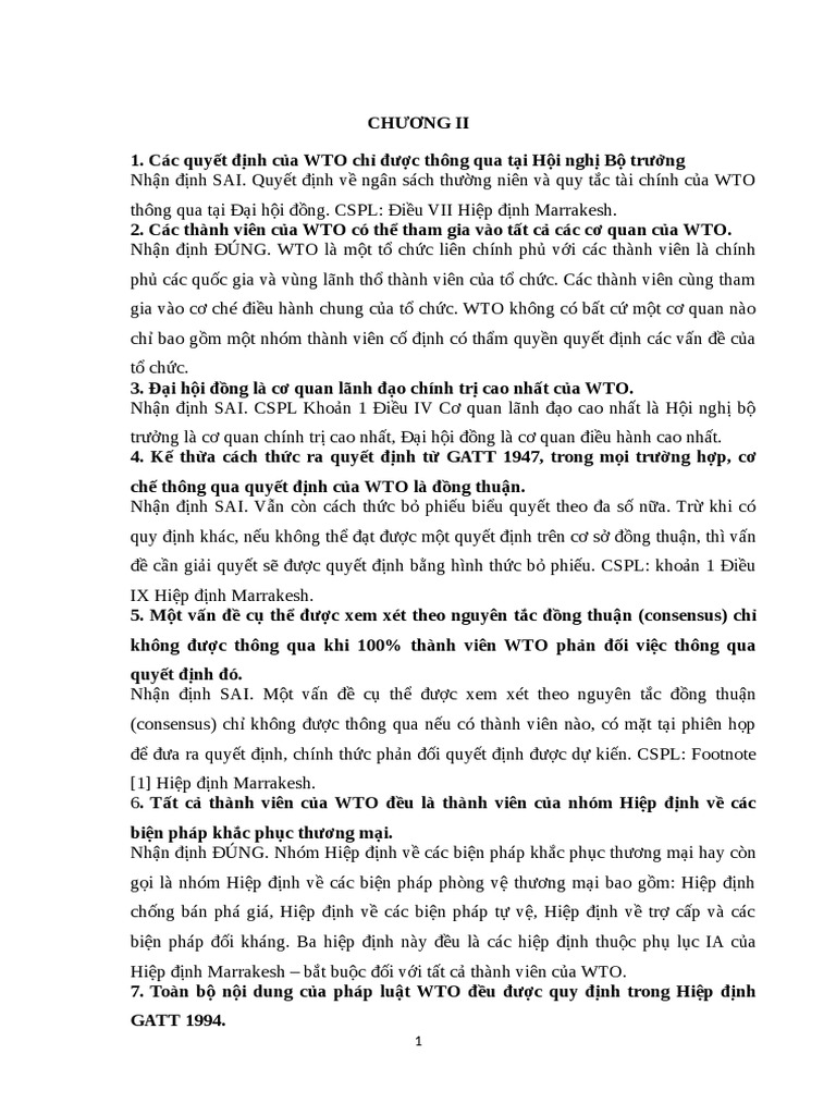 BÀI TẬP LUẬT TMQT | PDF