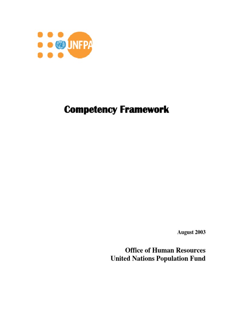 UNFPA Competency Framework Guide | PDF | Competence (Human Resources) | Leadership