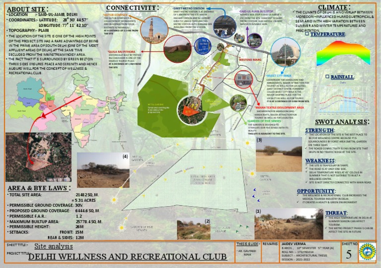 Site Analysis | PDF | Climate | Delhi