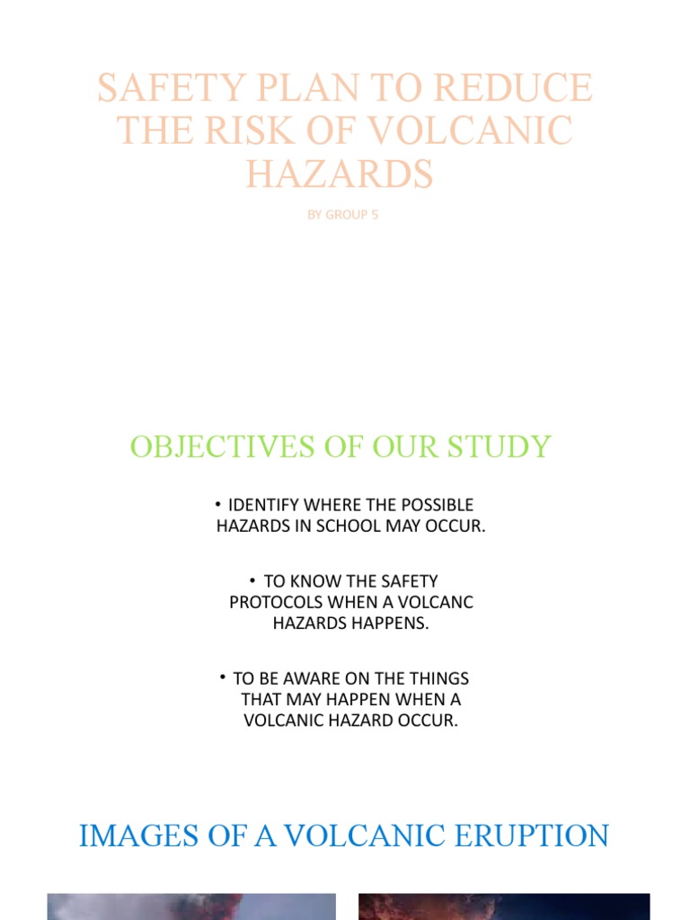 Safety Plan To Reduce The Risk of Volcanic Hazards | PDF | Volcano ...