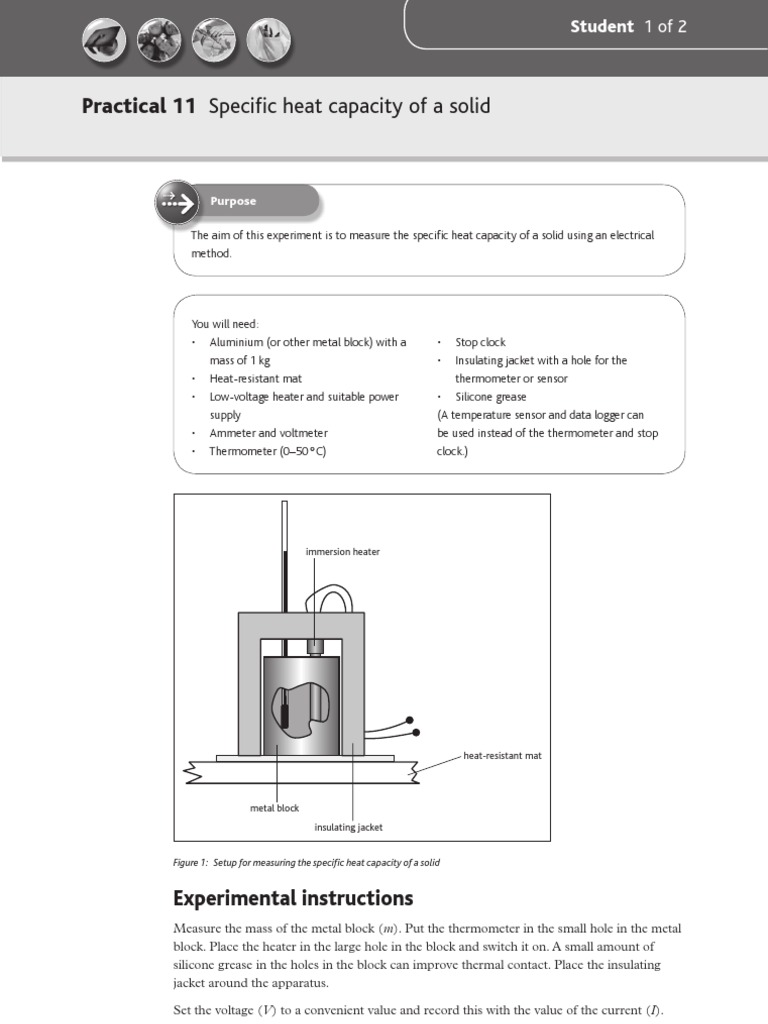 Specific Heat Capacity - Solid | PDF