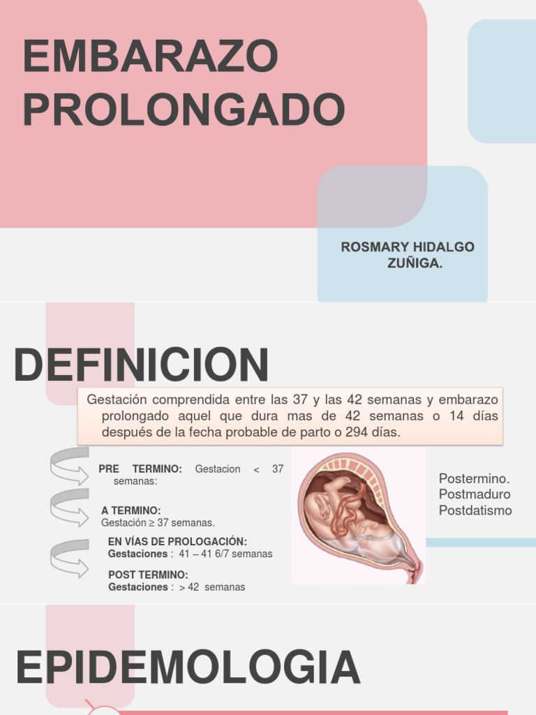 Embarazo Prolongado | PDF | El embarazo | Parto