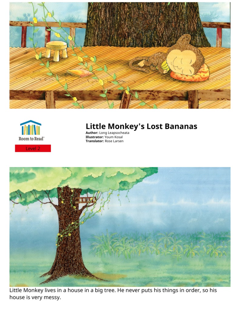 Little Monkey's Lost Bananas | PDF | Creative Commons License
