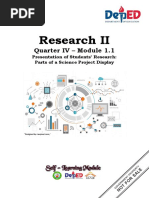 Parts of The Modules | PDF | Educational Assessment | Learning
