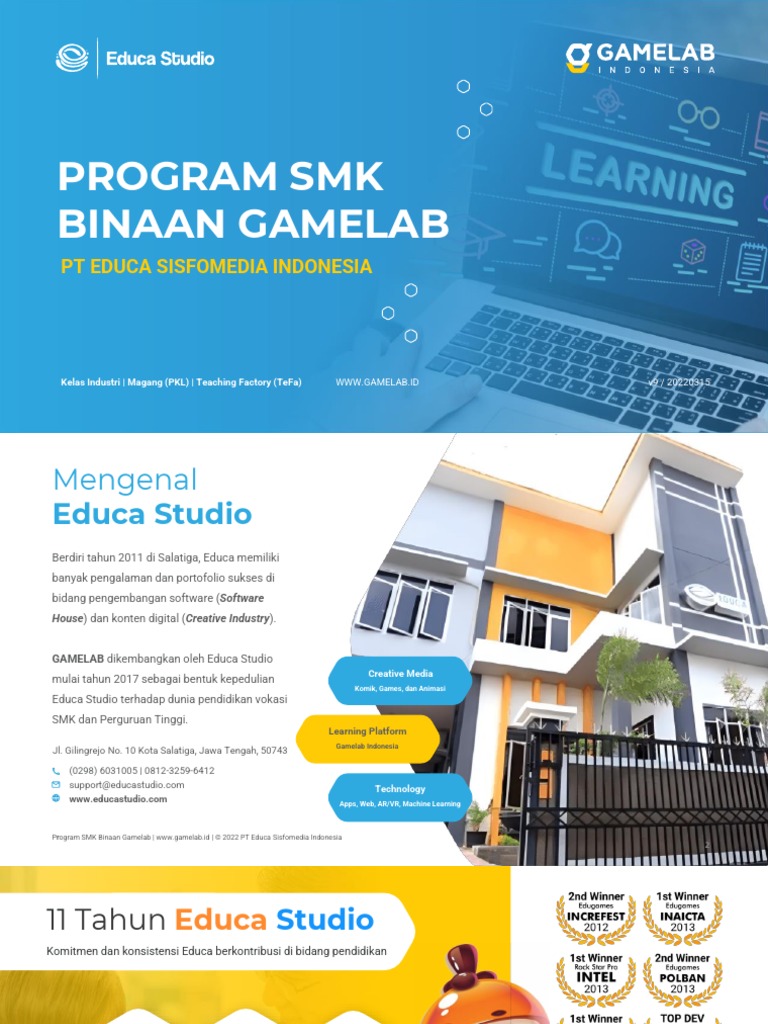 Educa Studio - SMK Binaan Gamelab - v920220312 | PDF