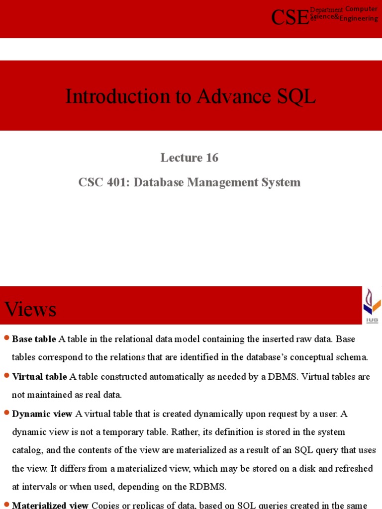 Database Management System Slides | PDF | Relational Model | Databases