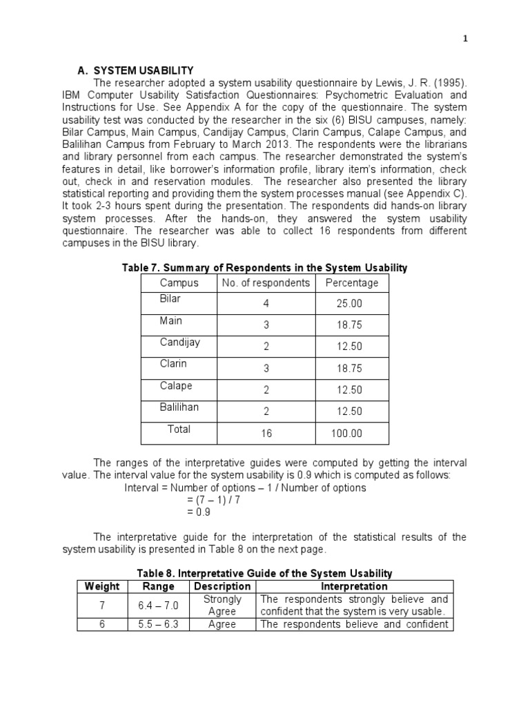 A. System Usability | PDF | Usability | Libraries