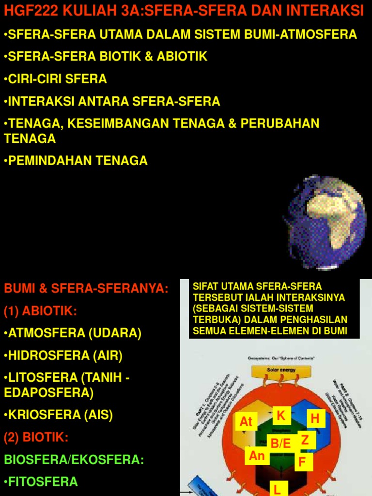 Interaksi Sfera Bumi | PDF