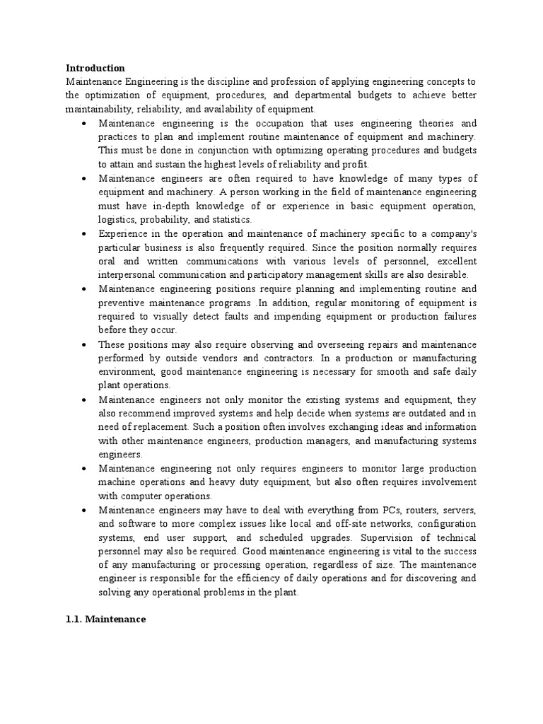 Plant Maintenance Engineering | Download Free PDF | Inventory ...