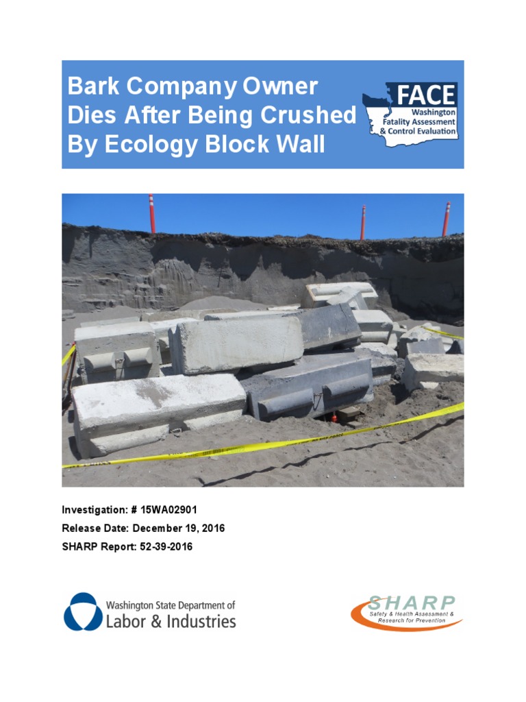 Ecology Block Wall Collapse | PDF | Occupational Safety And Health ...