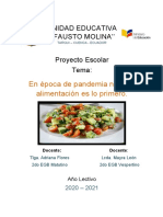 Proyecto Comidas Tradicionales | PDF | Alimentos | Aprendizaje