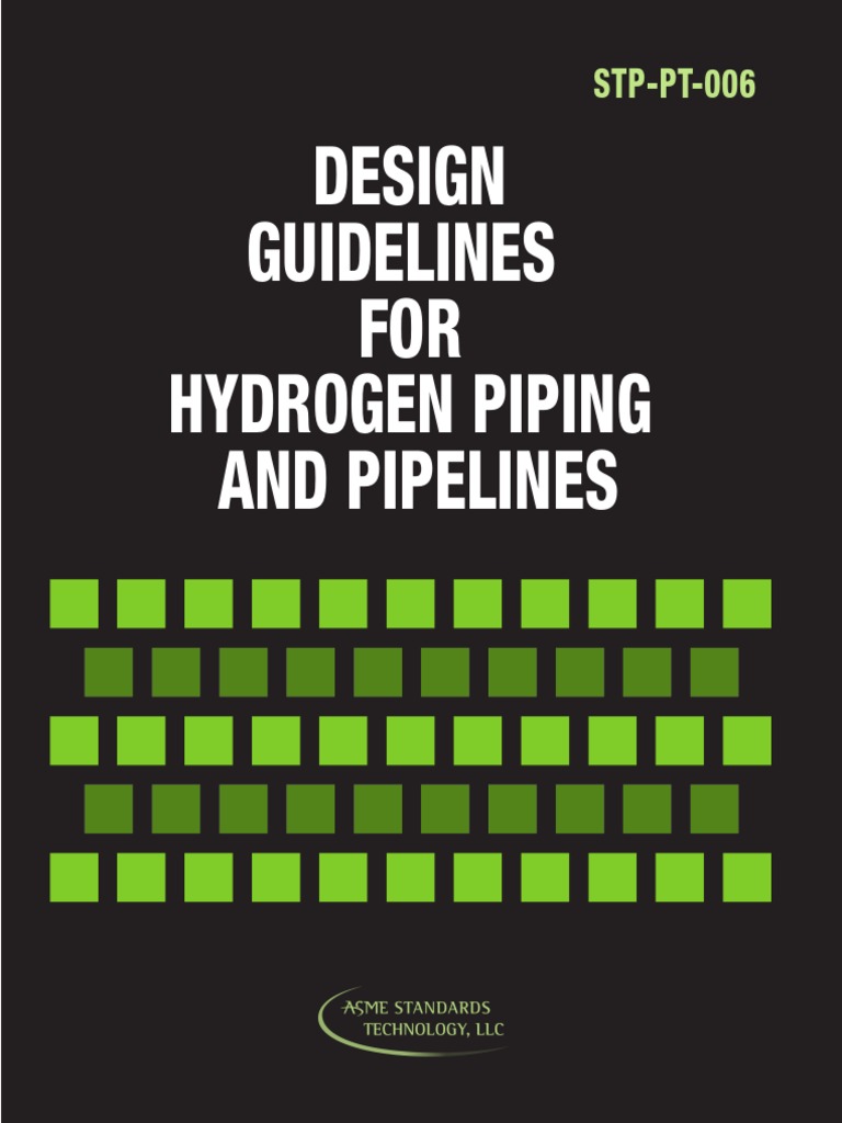 Design Guidelines For Hydrogen Piping An | PDF | Pipe (Fluid Conveyance ...