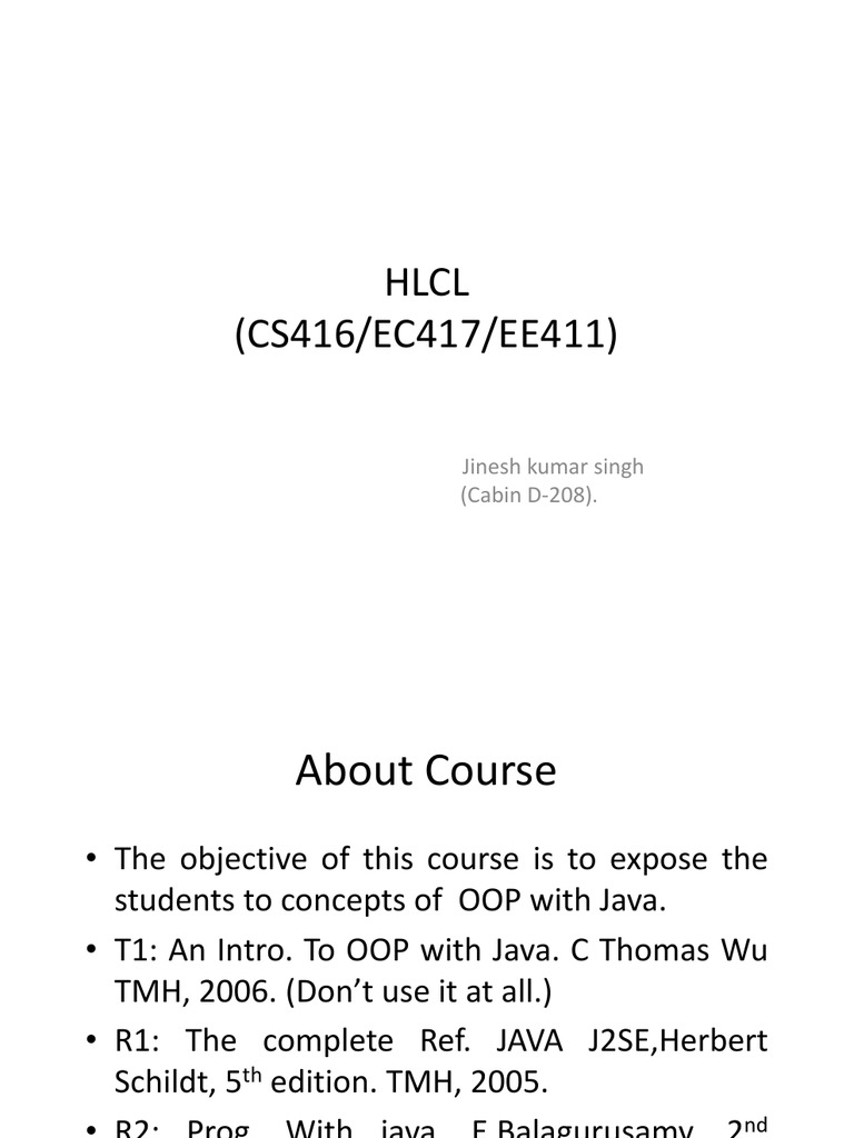 Lecture1 - Basics of OOP and Java | PDF | Java (Programming Language) | Java Virtual Machine