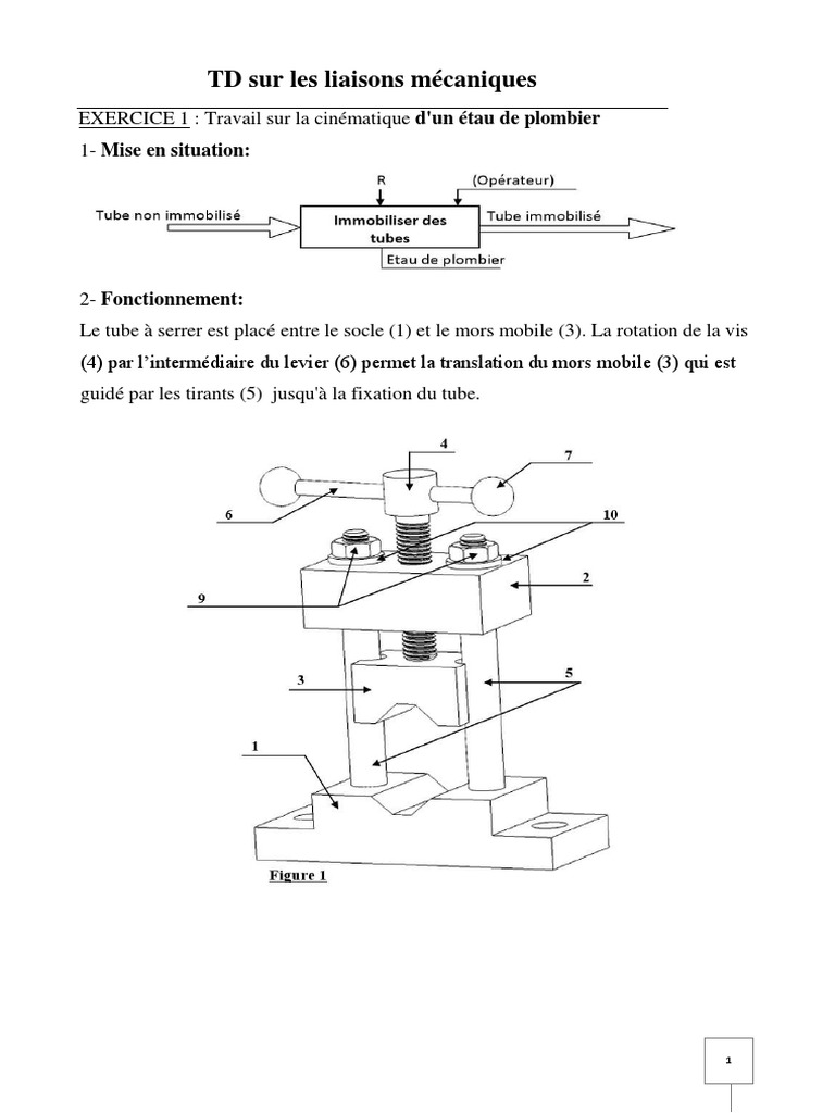 3 TD Schema Cinematique | PDF