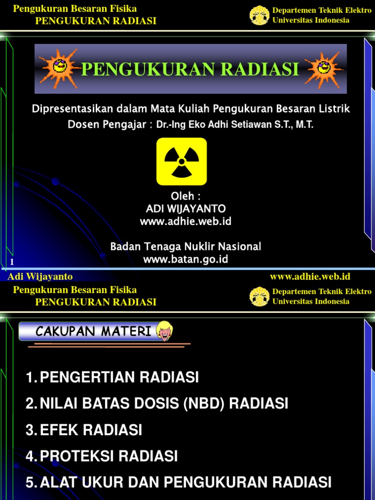 Ajar Radiasi | PDF