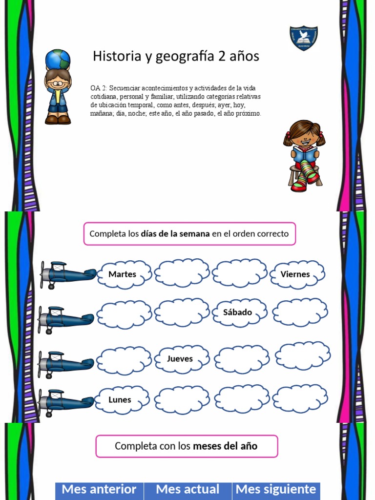 Dias de Semana y Meses Del Año | PDF