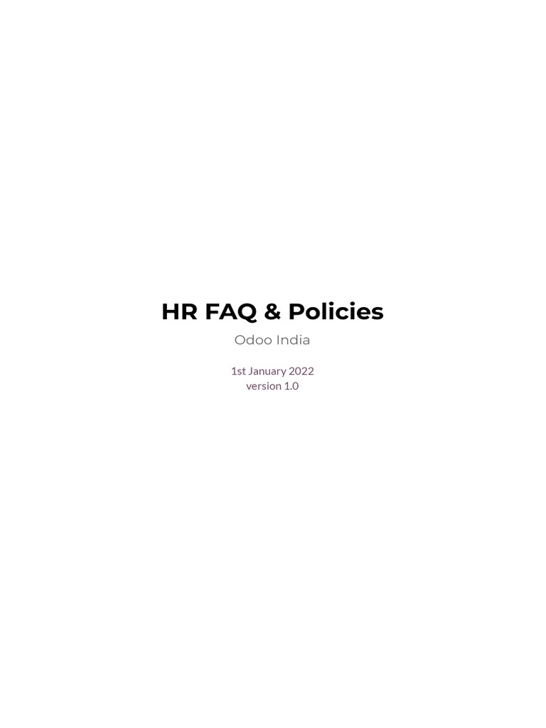 HR - Faq | Download Free PDF | Salary | Taxes