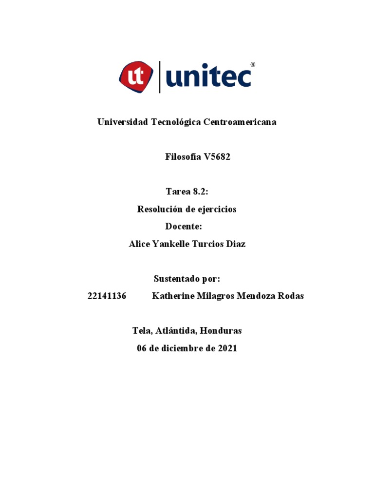 S8 - Tarea 8.2 Resolución de Ejercicios | PDF S8 - Tarea 8.2 Resolución de Ejercicios | PDF