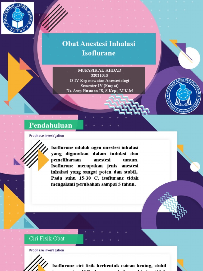 Isofluran | PDF | Kesehatan Holistik