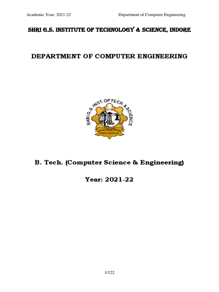 Final Scheme Syllabus B.Tech 2021-22 | PDF | Class (Computer ...