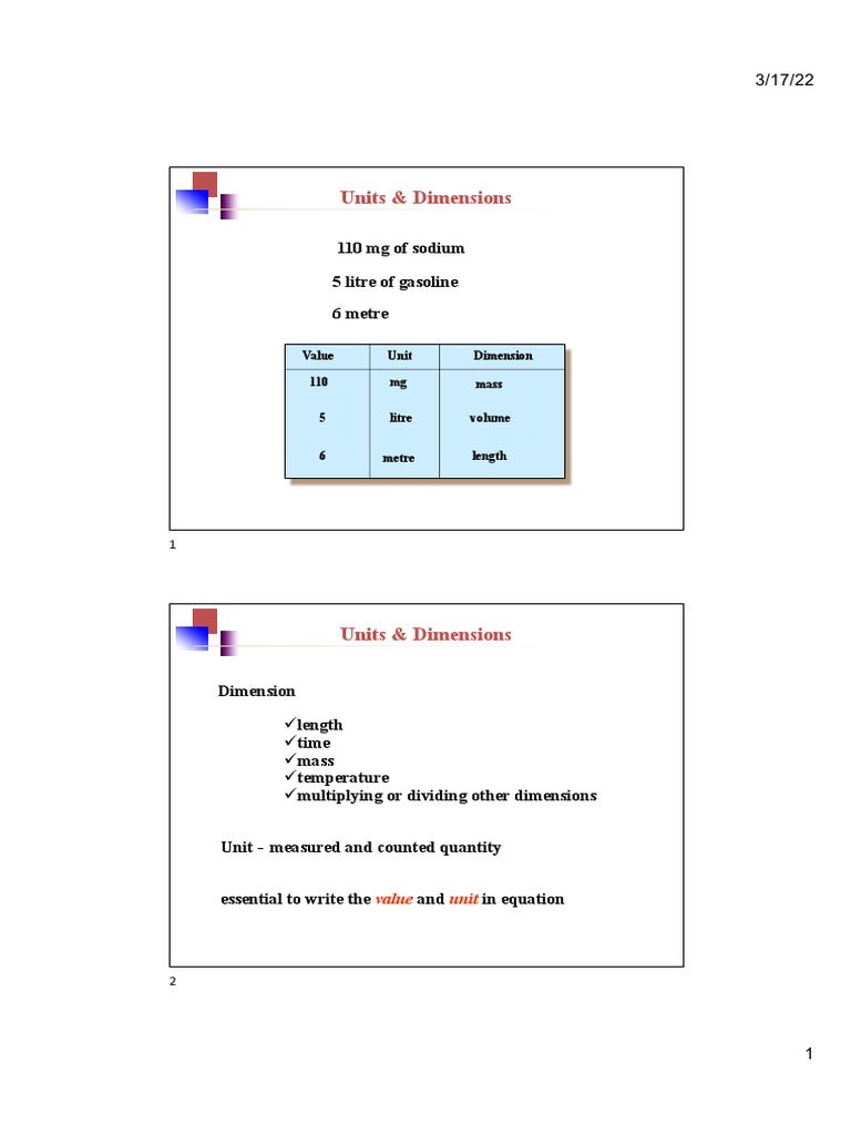 Units - Process Variables | PDF | Mole (Unit) | Parts Per Notation