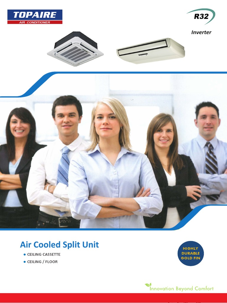 Topaire Inverter Ceiling Cassette AC | PDF | Power Inverter | Air Conditioning