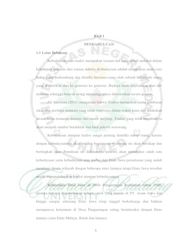 Nim. 3143122012 Chapter I | PDF | Agama & Spiritualitas