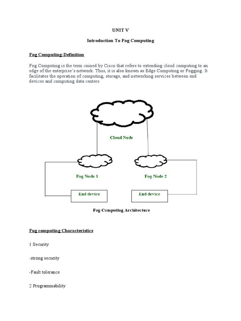 Understanding Fog Computing: An Introduction to its Characteristics, Applications, Advantages ...