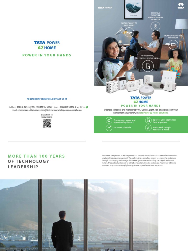 TATA Power - Multi - Brochure - V6 | PDF | Ac Power Plugs And Sockets ...