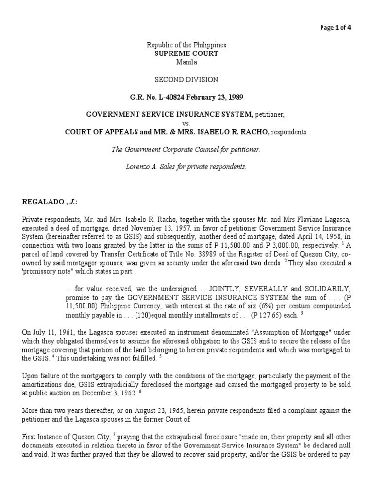 The Supreme Court of the Philippines Reviews a Case Regarding the ...