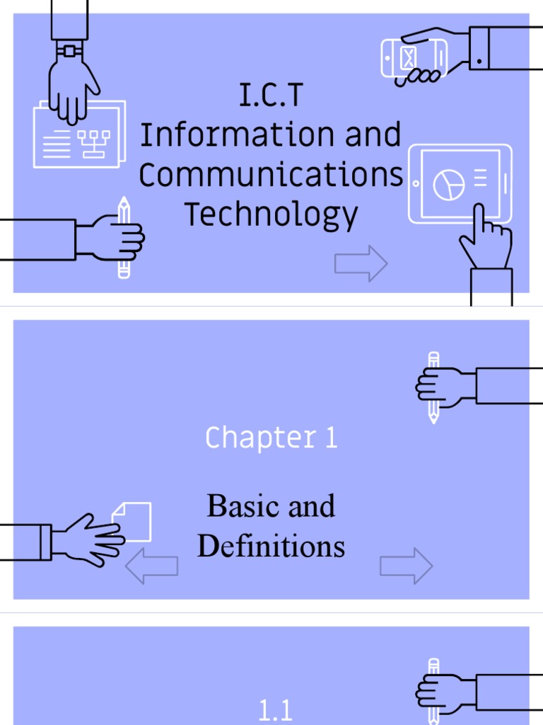 I.C.T Information and Communications Technology | PDF