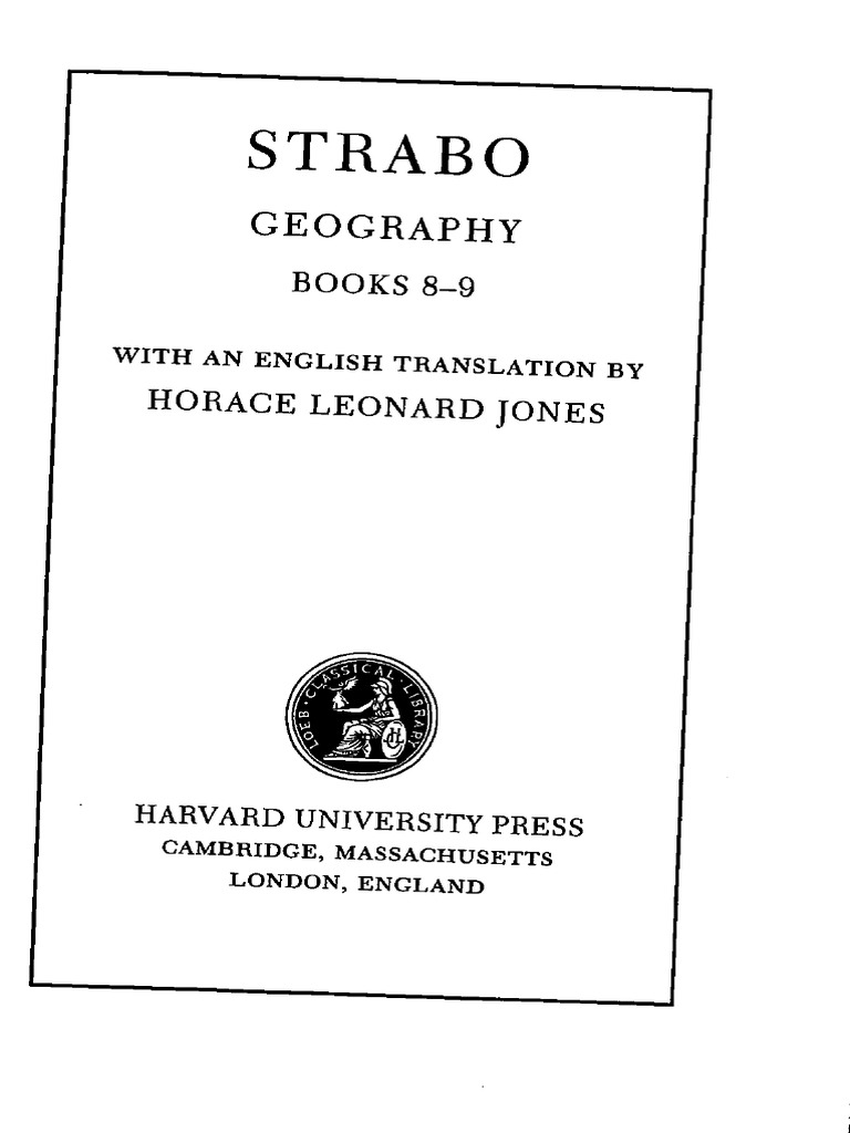 Strabo 04 Geography 8-9 | PDF