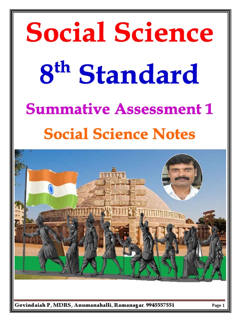 8th Social Science Notes. | PDF | Economics | Sociology