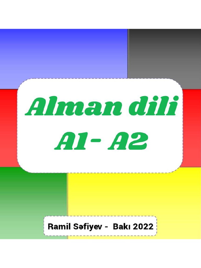 Alman Dili | PDF