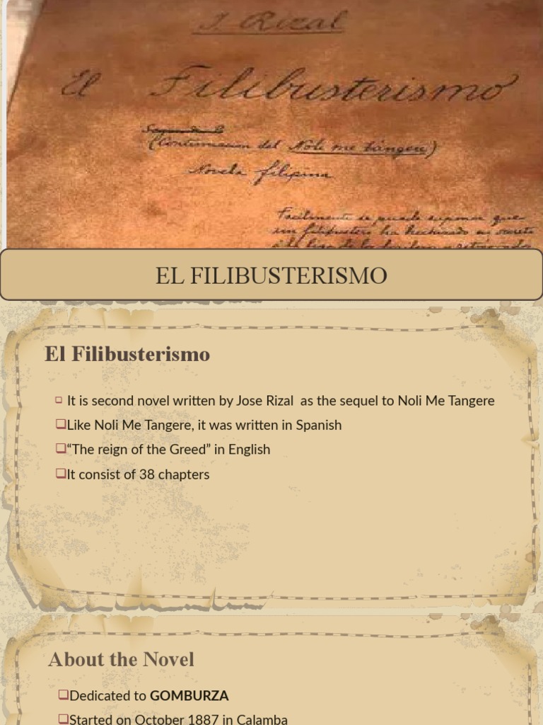 El Filibusterismo | PDF | Philippines