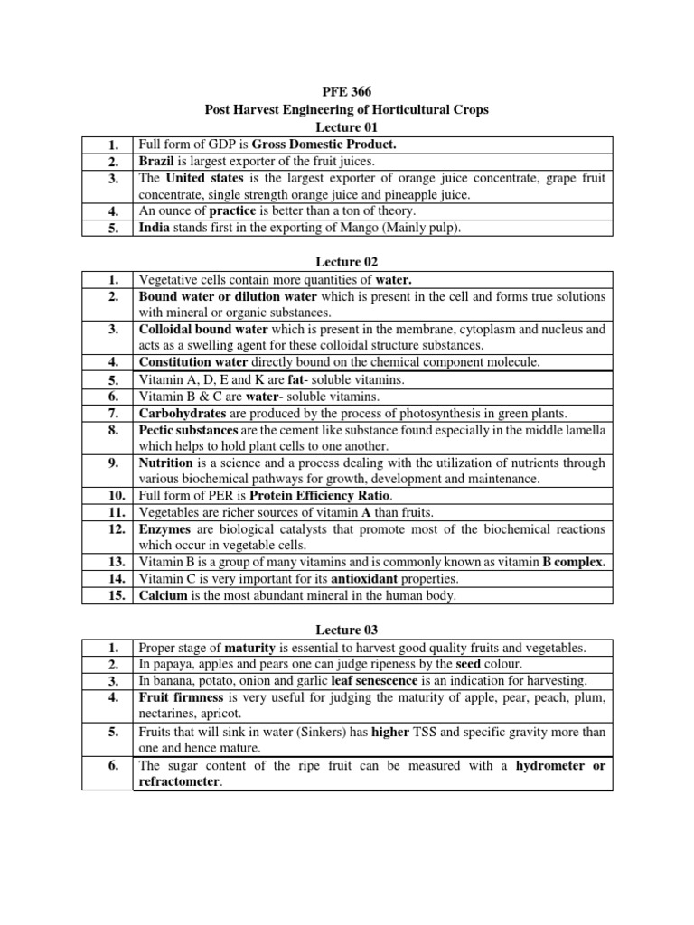 PFE 366 Objective Question Bank | PDF | Hazard Analysis And Critical Control Points | Plastic