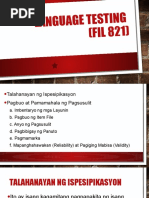 Mga Hakbang Sa Pagbuo NG Pagsusulit | PDF