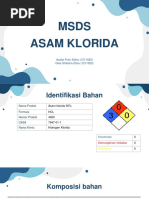 MSDS Asam Sulfat PDF | PDF