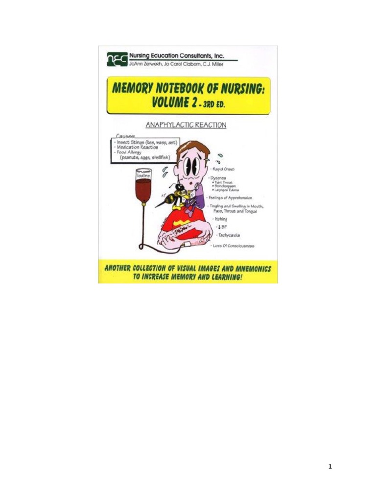 Memory Notebook of Nursing | PDF