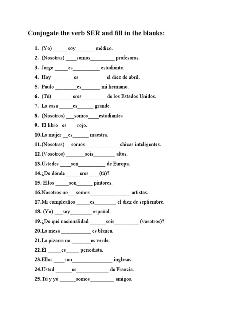 SER Worksheet | PDF | Bienestar