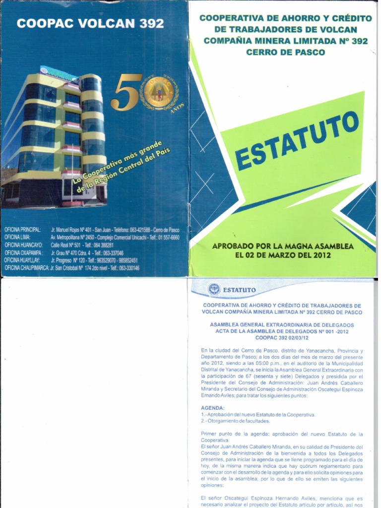 ESTATUTO | PDF