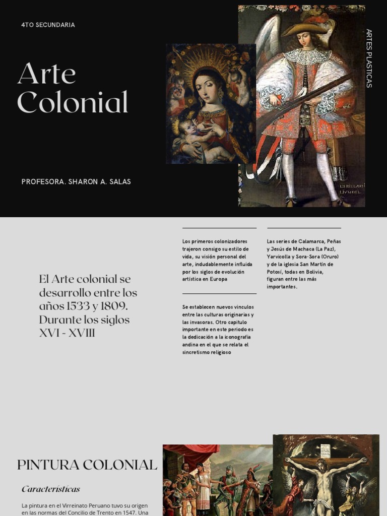 Arte Colonial 4to Sec | PDF | Barroco | Bolivia