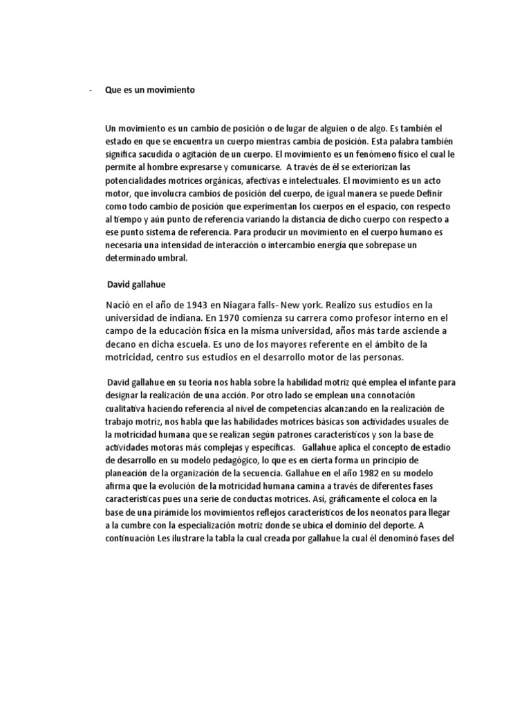Movimiento Rudimentario | PDF | Rodilla | Comportamiento