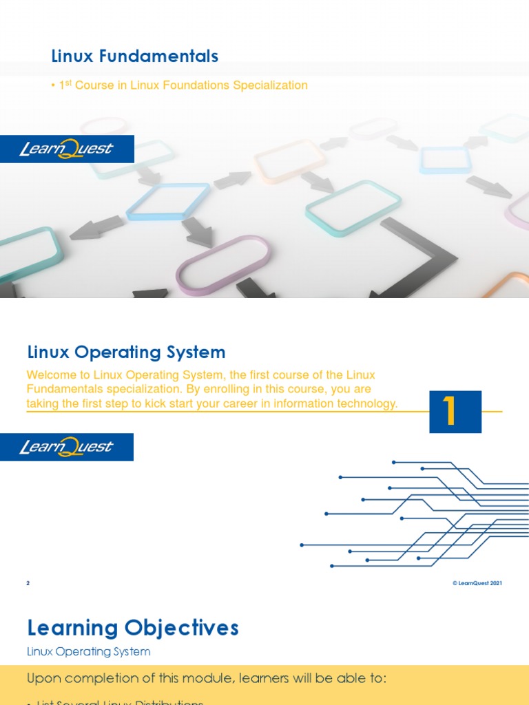 Linux Fundamentals: - 1 Course in Linux Foundations Specialization ...
