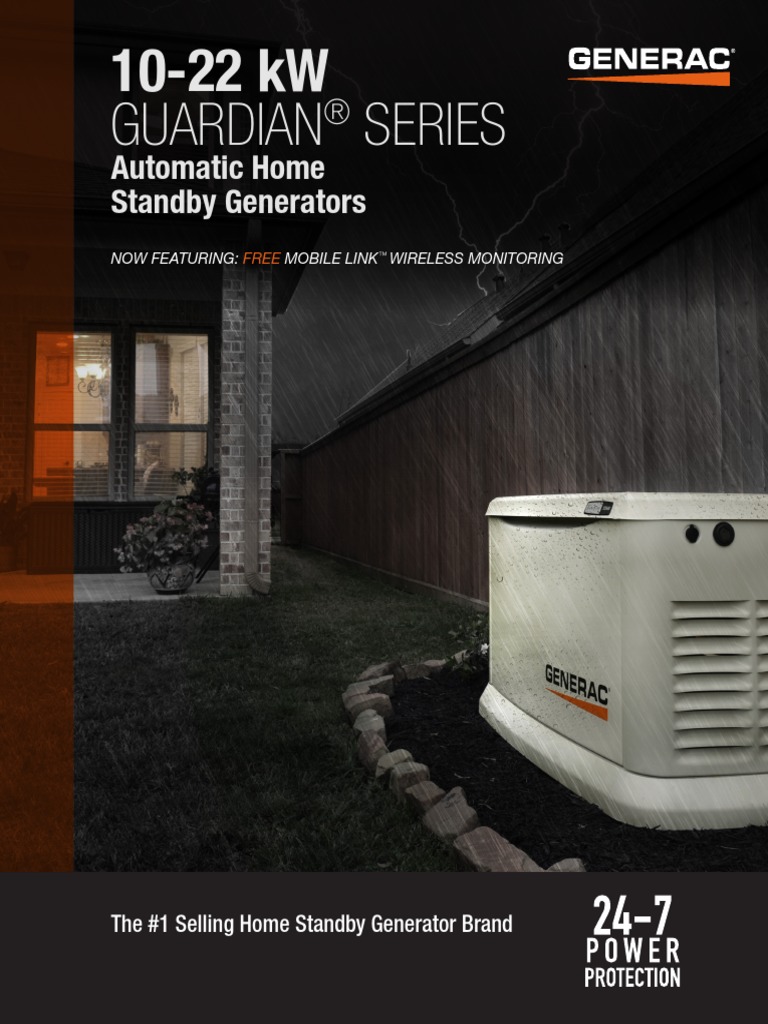 10 22kW Guardian Series Generator Sell Sheet | PDF | Electrical ...