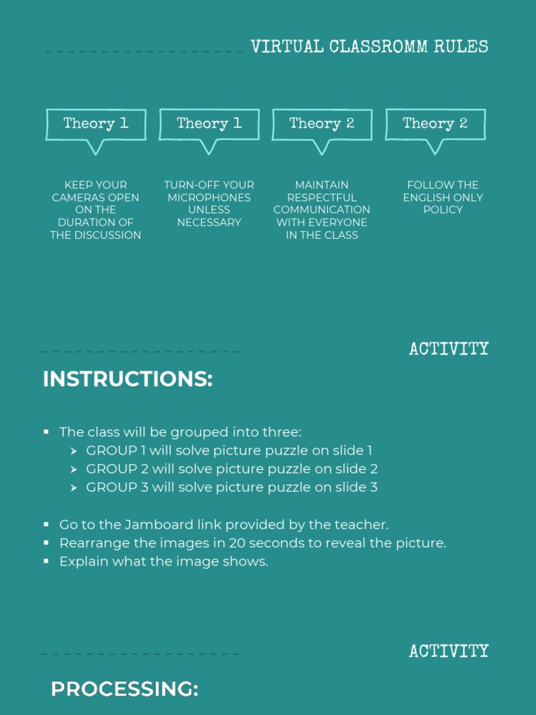 Virtual Classroom Rules | PDF | Public Speaking | Rhetoric