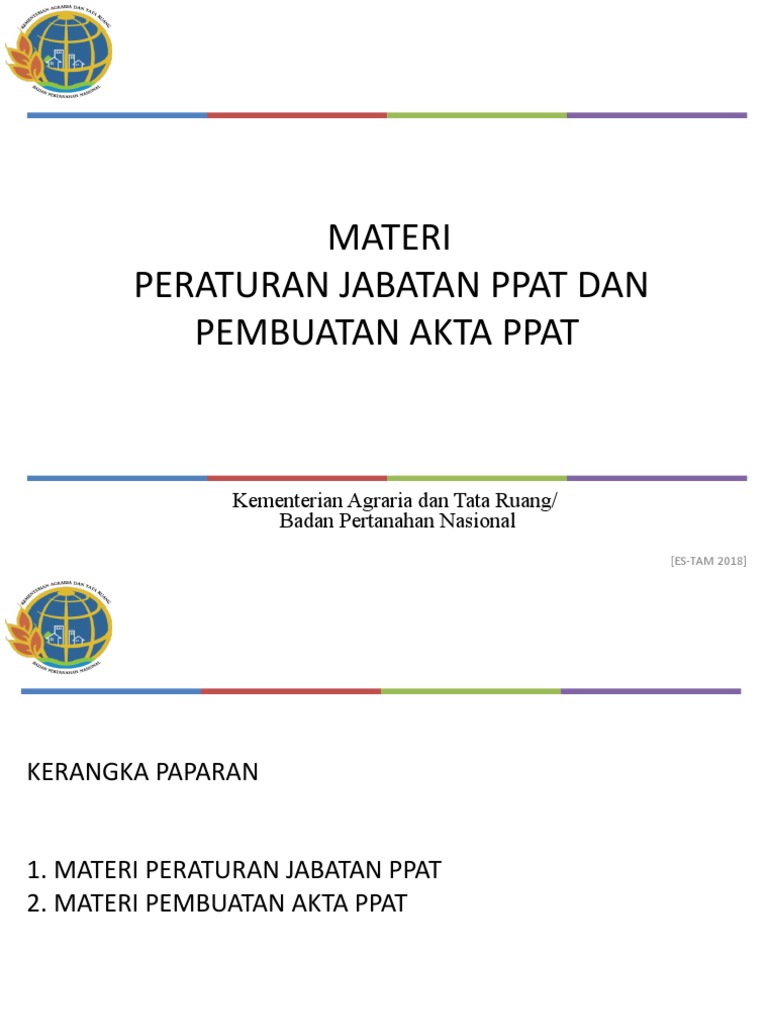 Peraturan Jabatan dan Akta PPAT | PDF