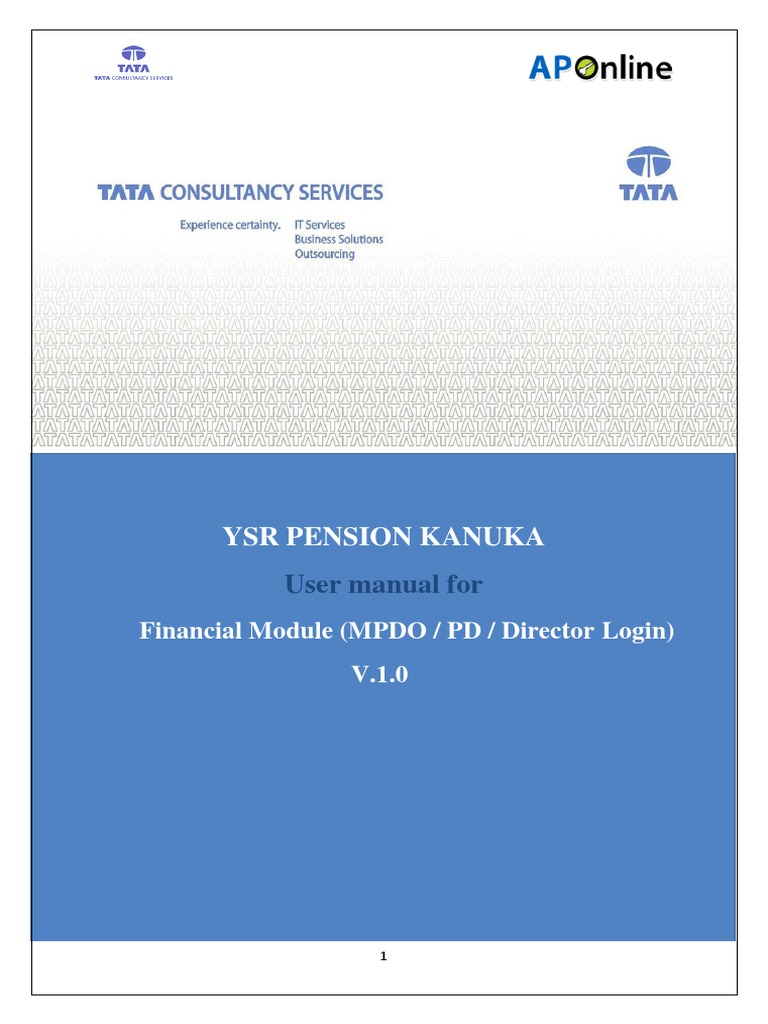 Financial Module User Manual - MPDO, APO, PD Login | PDF
